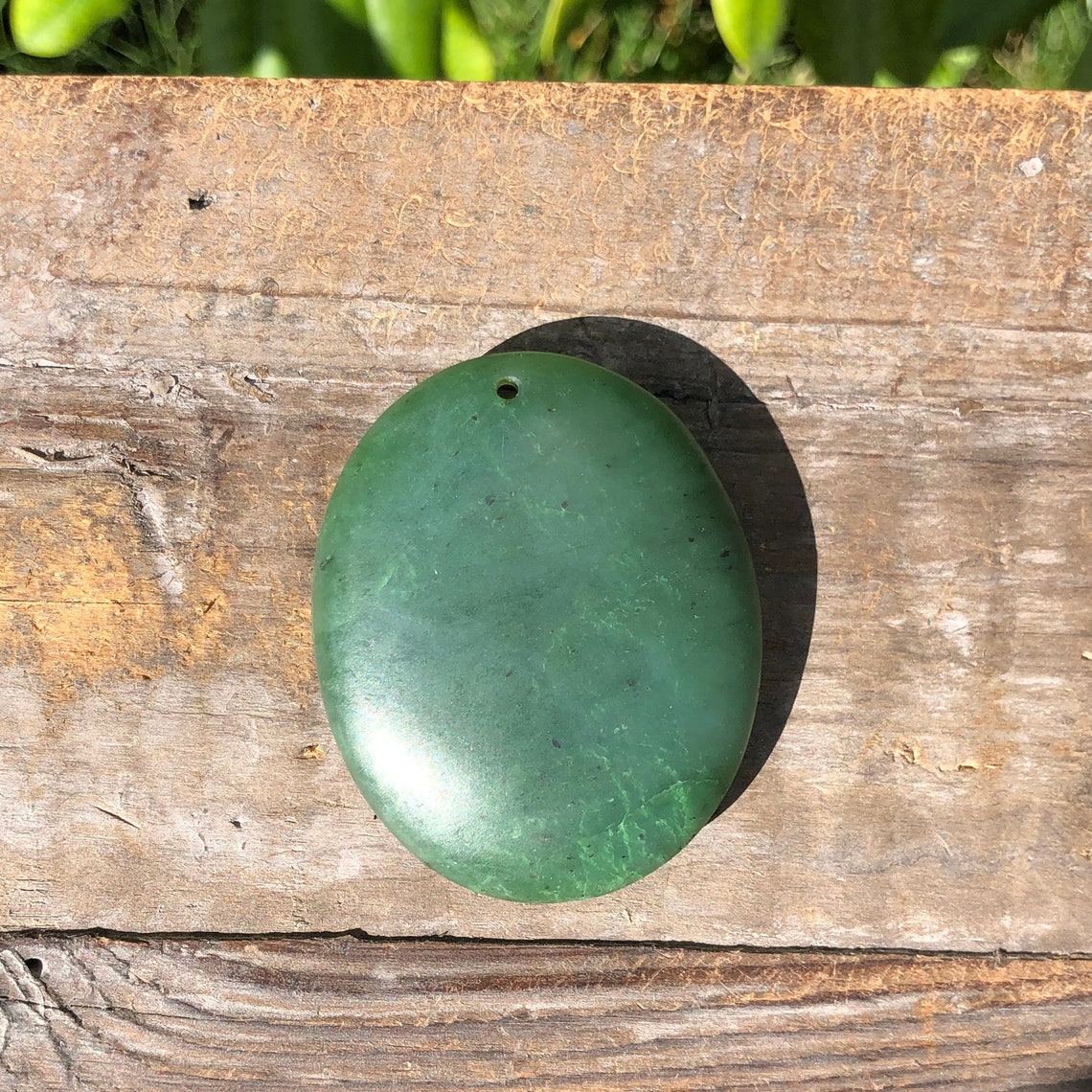 Green Jade Worry Stone. 1.75 Satin Finish | Etsy