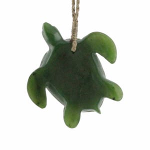 Jade Turtle Pendant, Canadian Nephrite Jade (available in 2 Sizes) - Etsy
