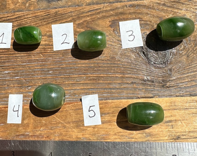 Polar Jade Bead - Canadian Nephrite Jade From the Famous Polar Jade ...