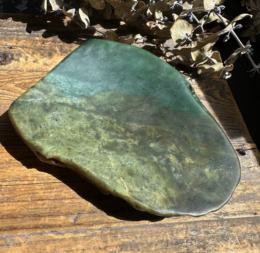 Jade Dish, Canadian Nephrite Jade 6.75 1.13lbs - Etsy
