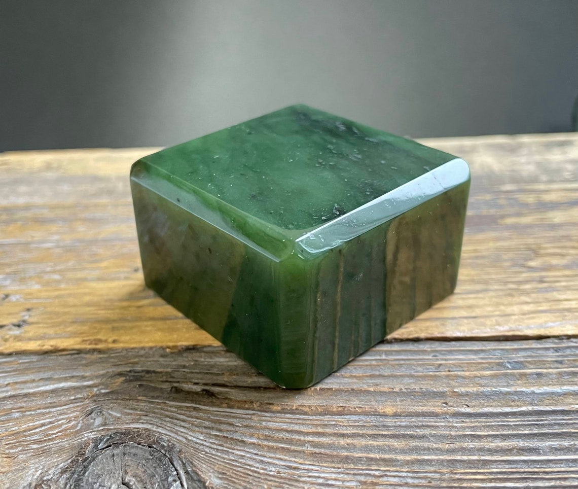 Canadian Jade Cube Specimen 1.75 - Etsy