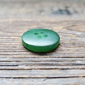 Canadian Jade 4 Hole Button, 20mm (sold Individually) - Etsy
