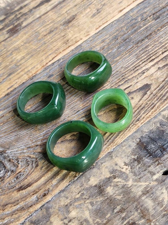 Real jade ring band store