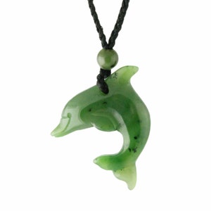 Jade Dolphin Pendant, Canadian Nephrite 30mm - Etsy