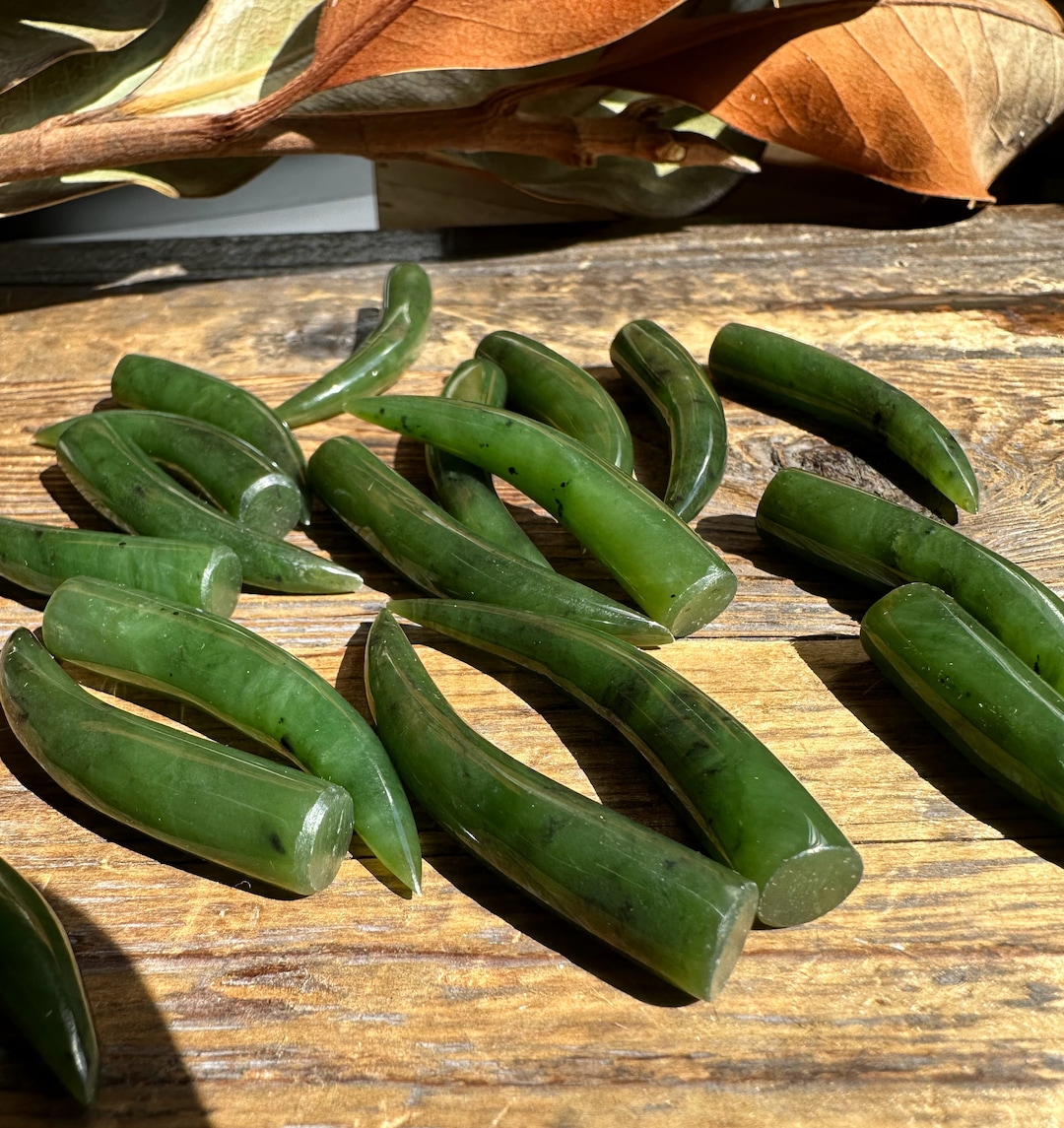 Green Canadian Jade Talon - 44mm - Sold Individually - Etsy