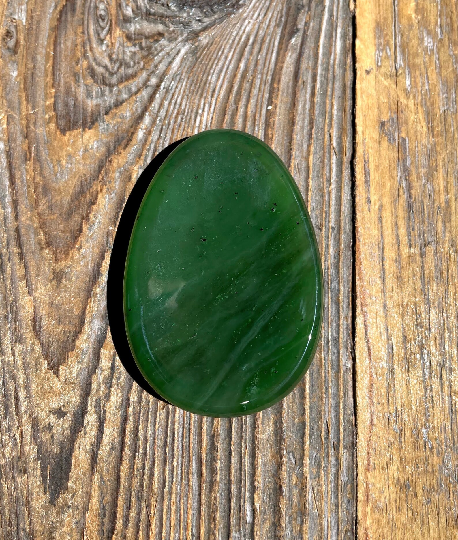 Canadian Nephrite Jade Worry Stone - Etsy