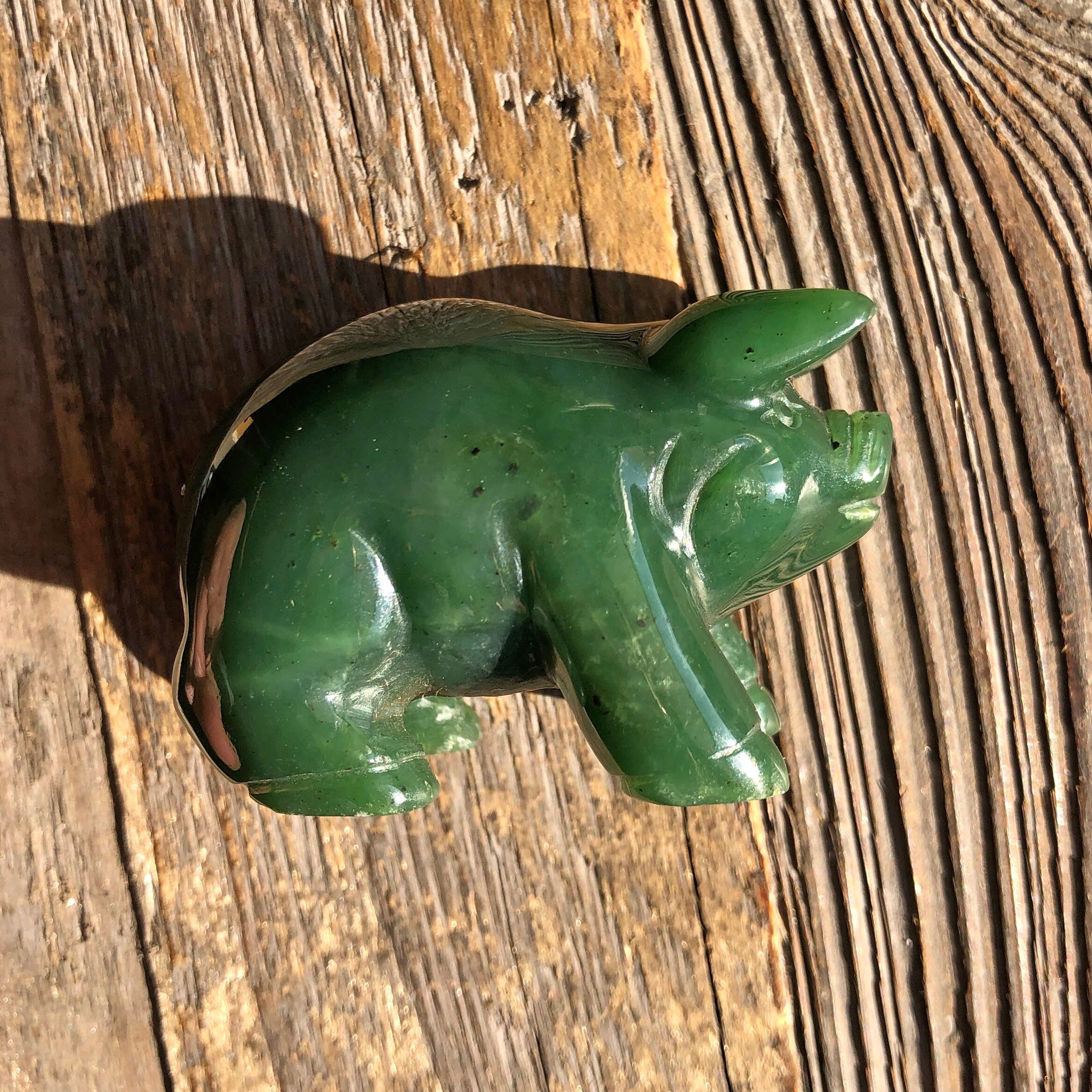 Green Jade Pig Canadian Nephrite Jade multiple Sizes | Etsy