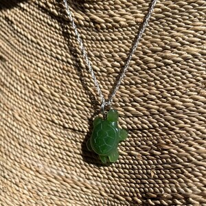 Jade Turtle Pendant, Canadian Jade 20mm - Etsy