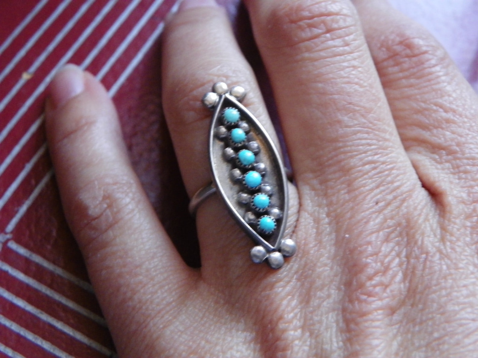 Zuni Turquoise Ring - Etsy