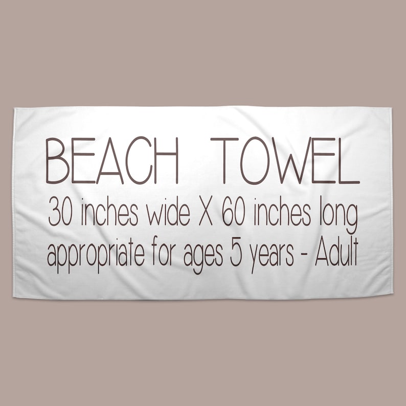 Custom Bachelorette Beach Towel | Bridesmaid Gift, Bride Towel (30x60 ...