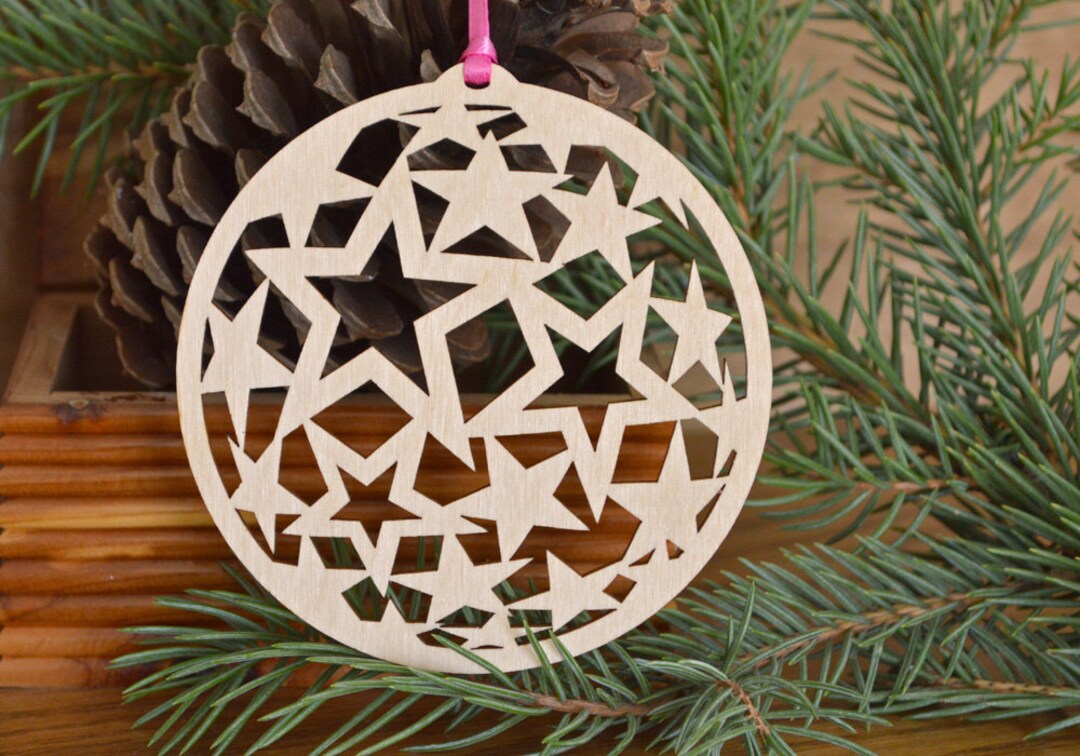 Star Ornament, Wood Stars Decoration, Personalize This Rock Star ...