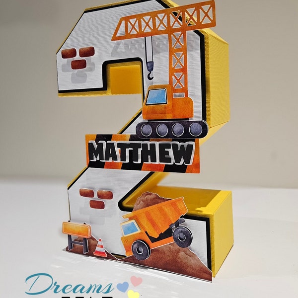 Construction Birthday Decorations - Etsy