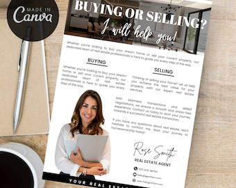 Real Estate Introduction Flyer | New Agent Flyer | Hello Neighbor ...