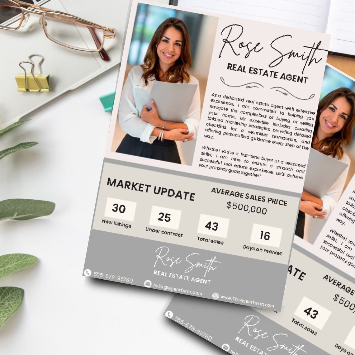 Real Estate Introduction Flyer | New Agent Flyer | Hello Neighbor ...