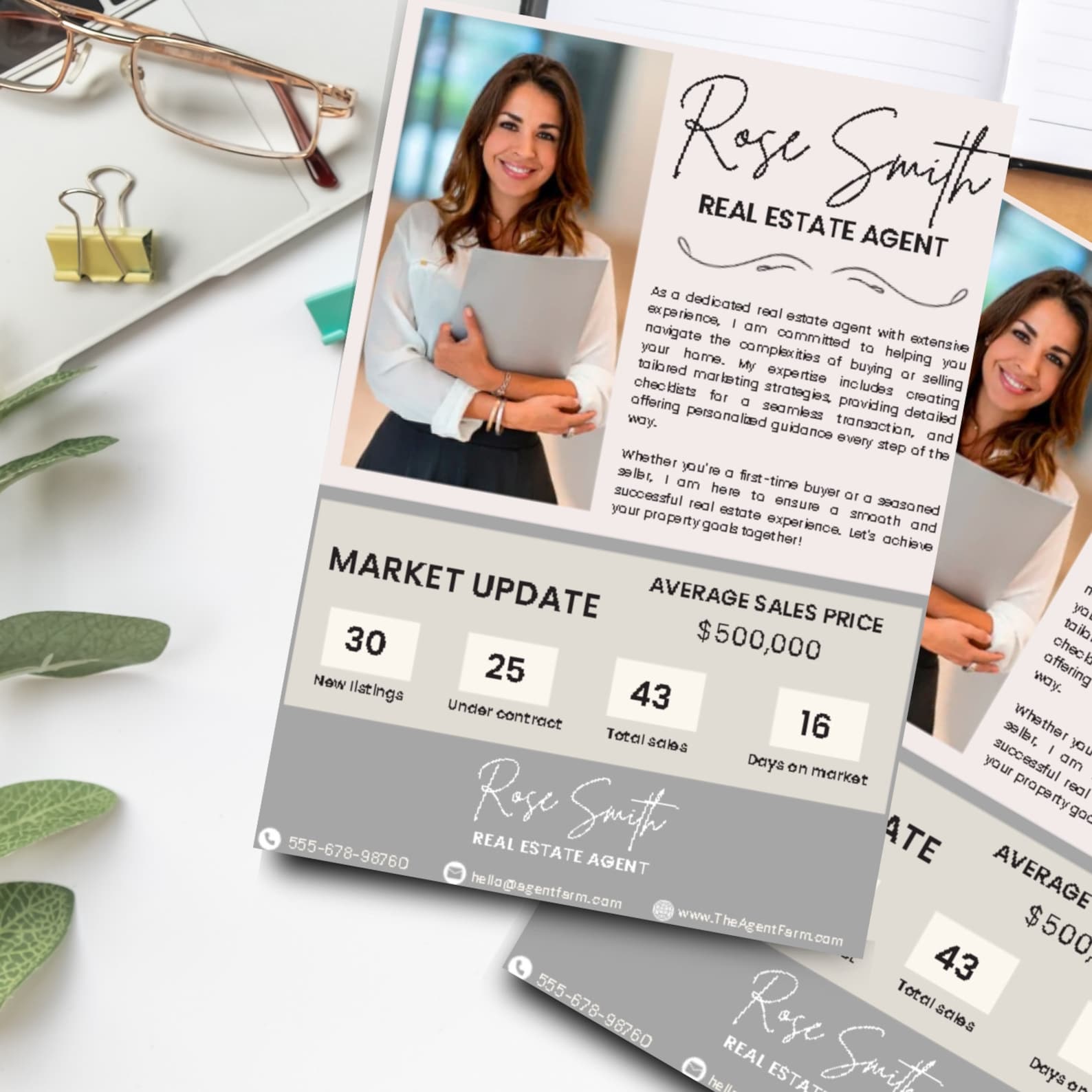 Real Estate Introduction Flyer | New Agent Flyer | Hello Neighbor ...