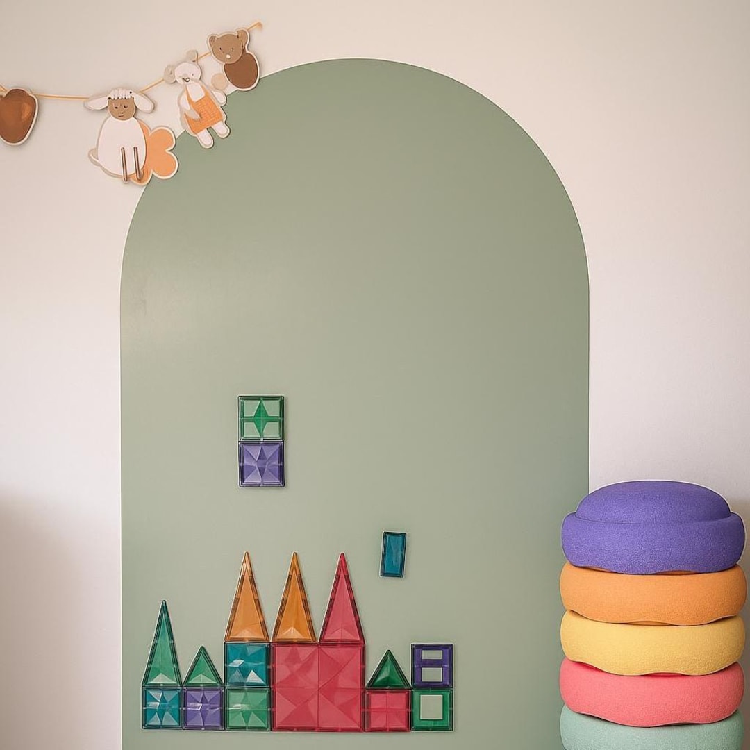 Magnetic Chalkboard Wall Decal Magnetic Wall Decal Playroom Montessori ...