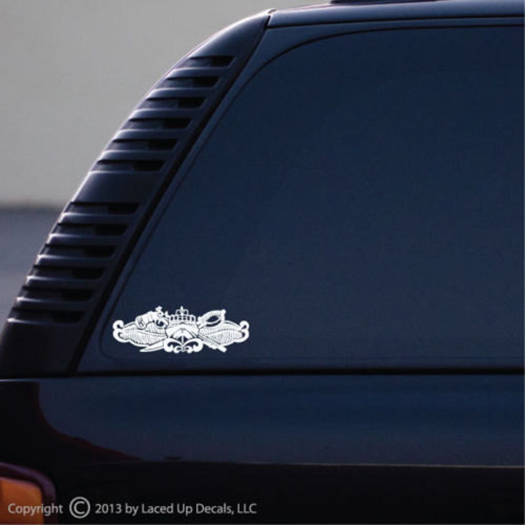 Navy SWCC Insignia Vinyl Decal Small © 2013 Laced up Decals Sku:navy ...