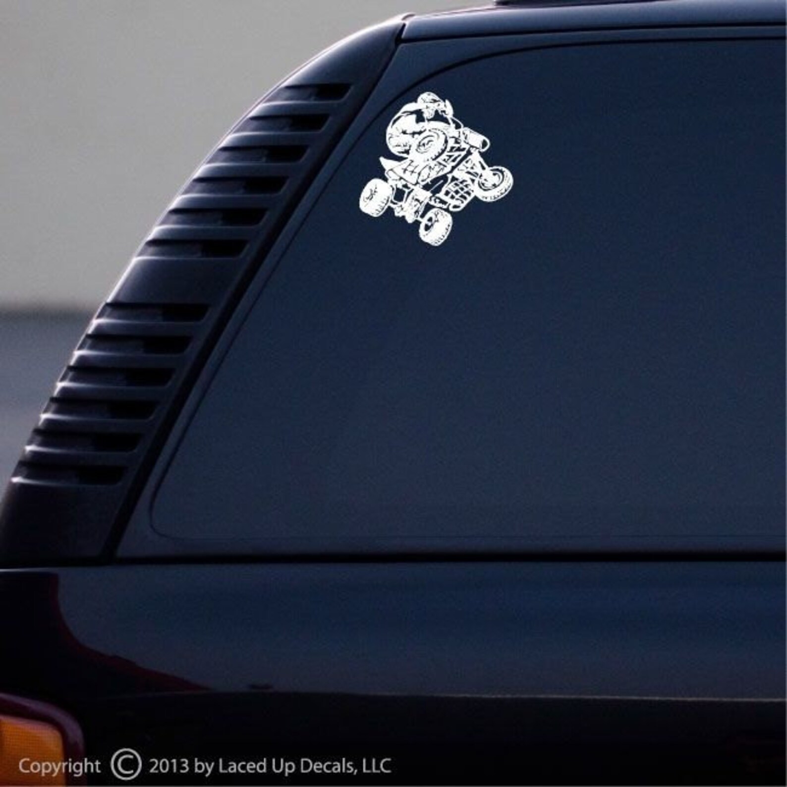 ATV Vinyl Decal © Laced up Decals SKU:ATV 33 Small - Etsy