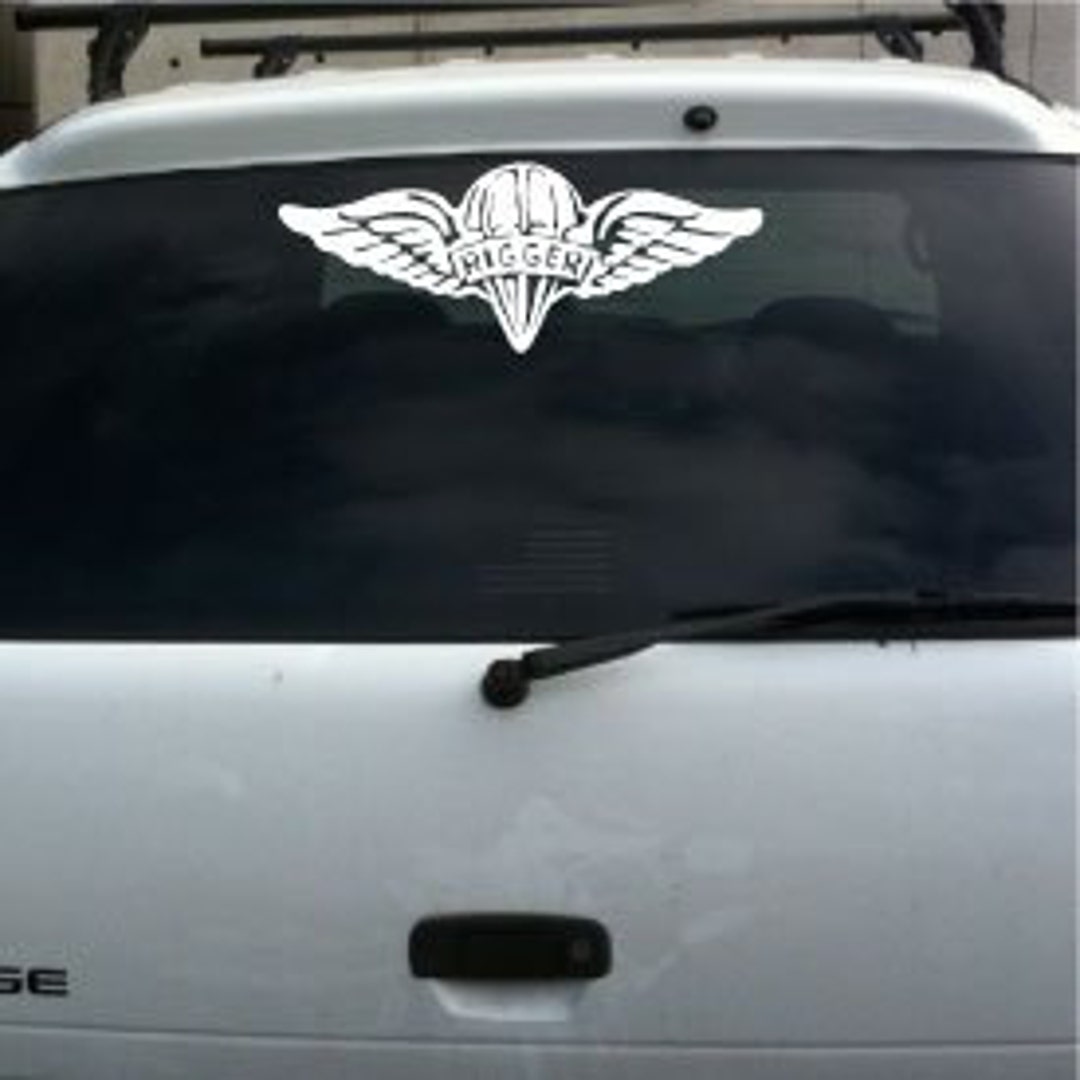 US Army Parachute Rigger Badge Vinyl Decal Large © 2013 Laced up Decals ...