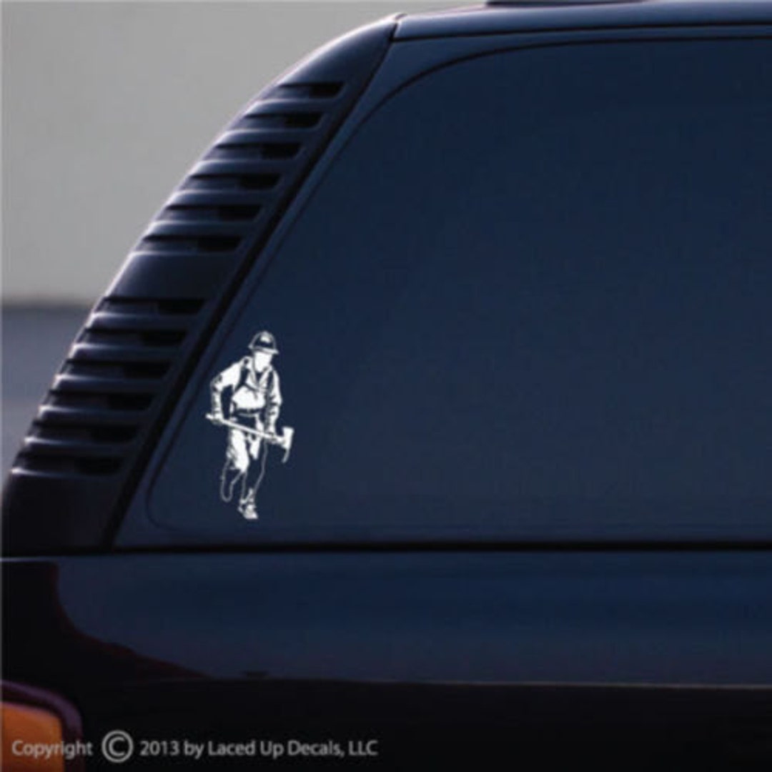 Wildland Firefighter Vinyl Decal Small © 2013 Laced up Decals Sku ...