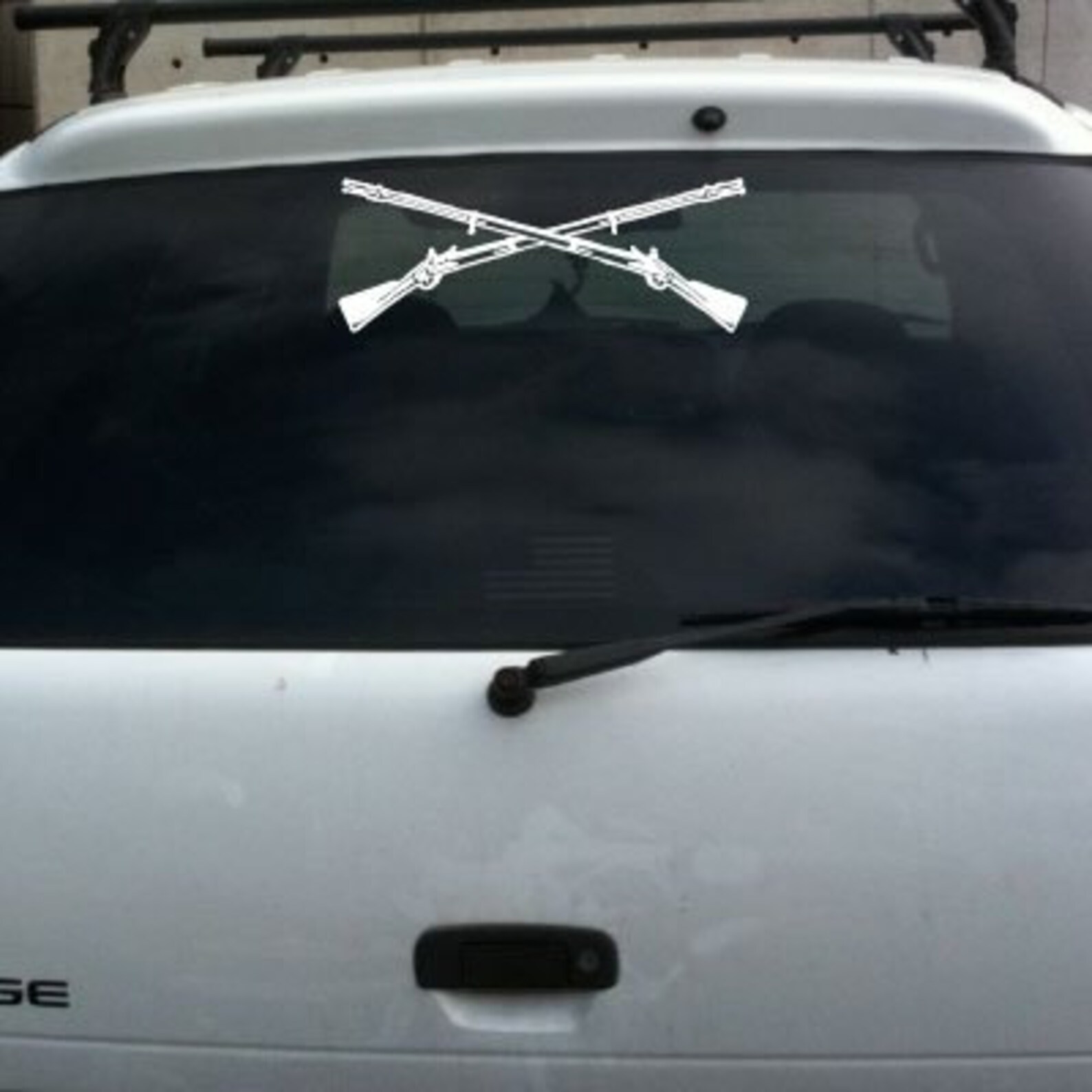 US Army Infantry Crossed Rifles Insignia Vinyl Decal Big © - Etsy