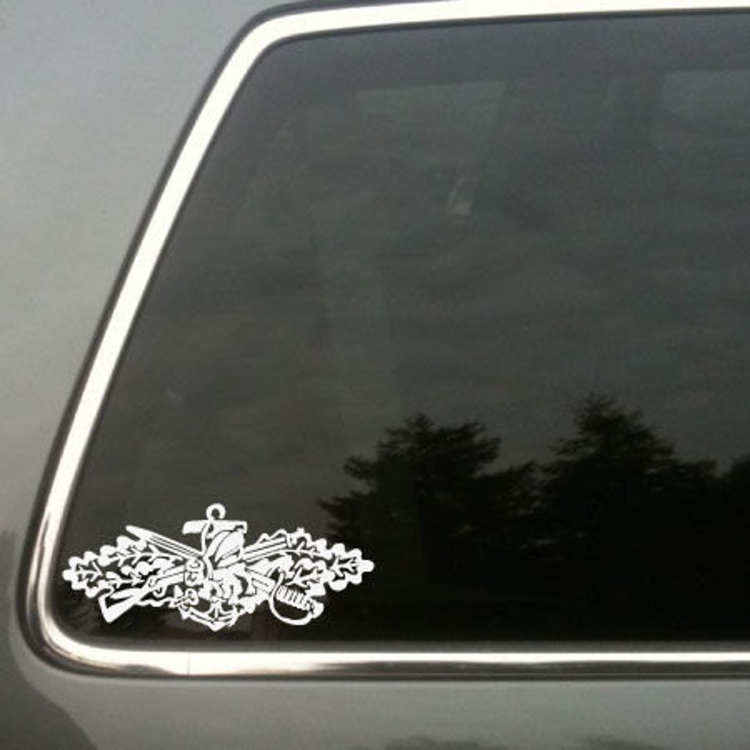 Seabee Combat Warfare Specialist Insignia Vinyl Decal © 2013 Laced up ...