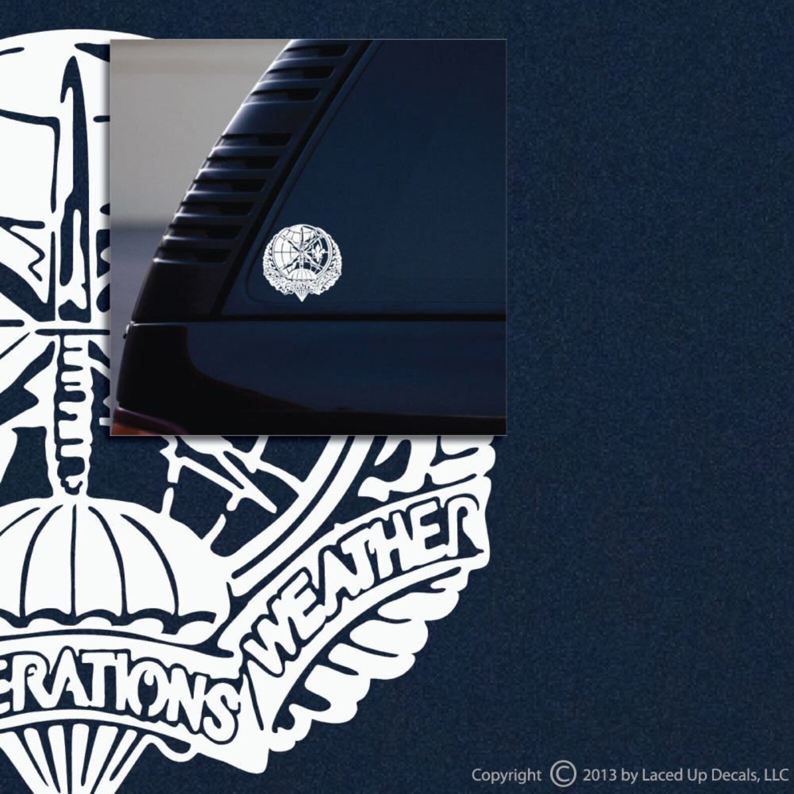 U.S. Air Force Special Operations Weather Team Insignia Vinyl Decal Sm ...