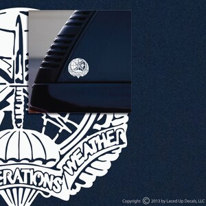 U.S. Air Force Special Operations Weather Team Insignia Vinyl Decal Sm ...
