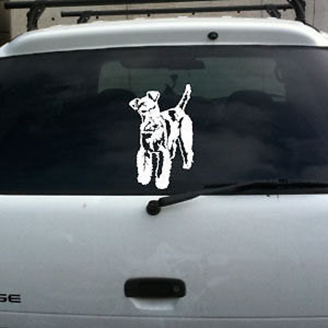 Wire Fox Terrier © 2013 Laced up Decals Sku:wire Fox Terrier Dog Large ...