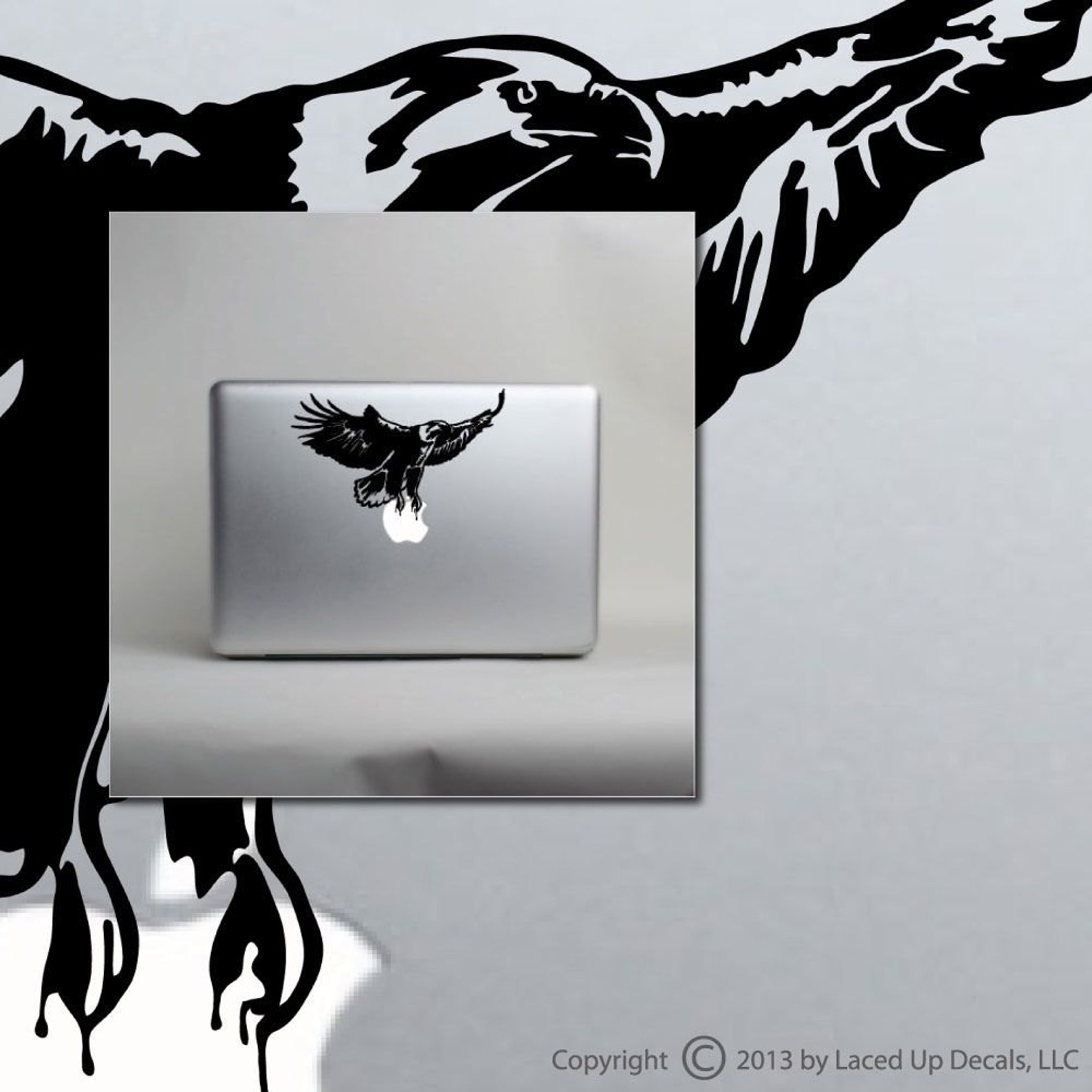 Eagle Grabbing Apple MacBook Skin Vinyl Decal © 2013 Laced up Decals ...