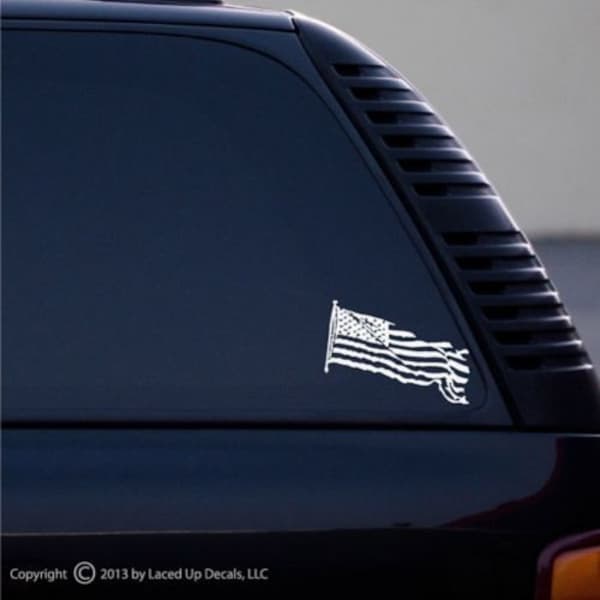 Waving Flag Decals - Etsy