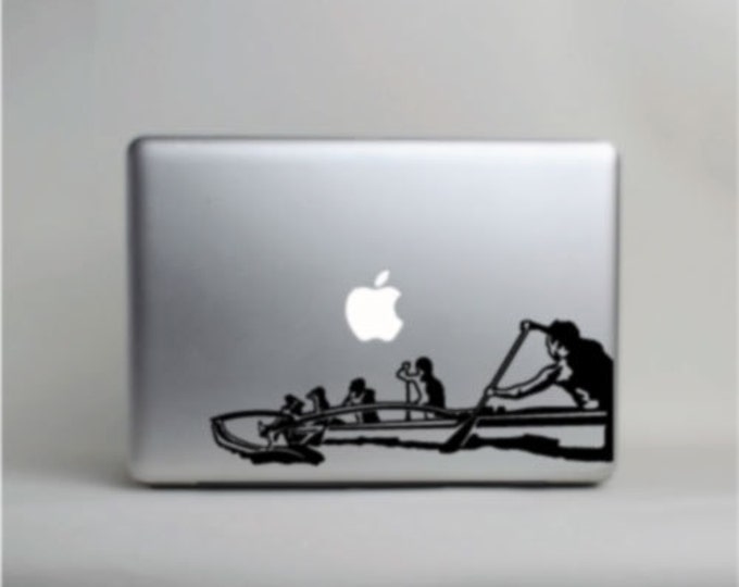Polynesian Outrigger Canoe Vinyl Decal Sm © 2013 Laced up Decals Sku ...