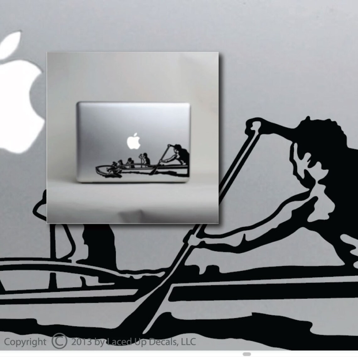 Polynesian Outrigger Canoe Vinyl Decal Sm © 2013 Laced up - Etsy