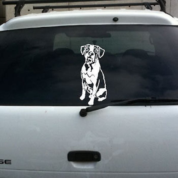 Boxer Decal - Etsy