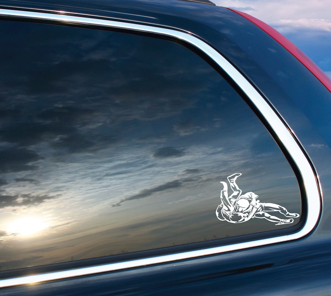 Sambo Throw White Vinyl Decal - Etsy