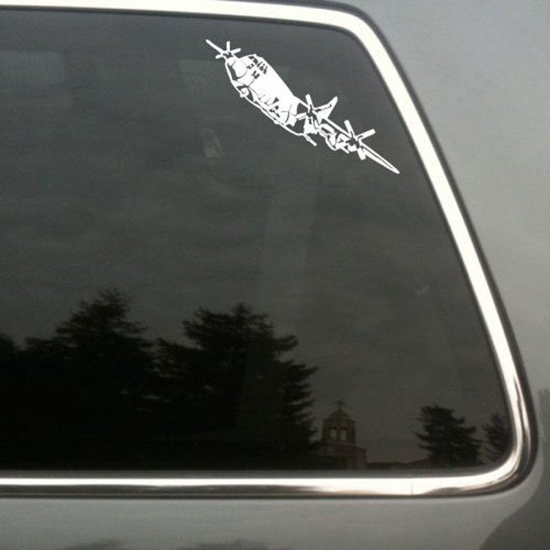 Lockheed AC-130 Spectre Gunship Vinyl Decal Small © 2013 Laced - Etsy