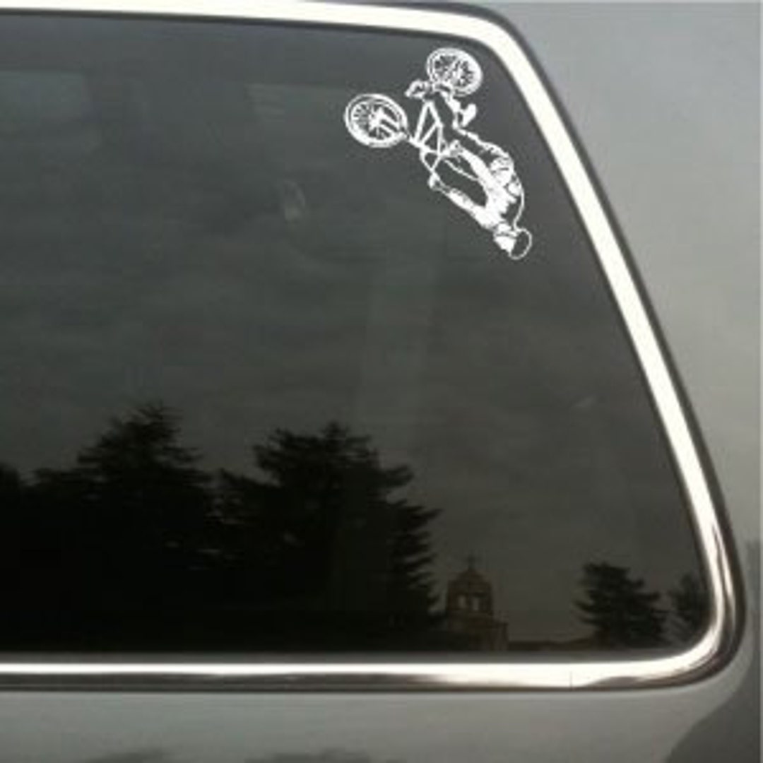 BMX Backflip Vinyl Decal Small © Laced up Decals SKU:BMX Backflip 33 ...