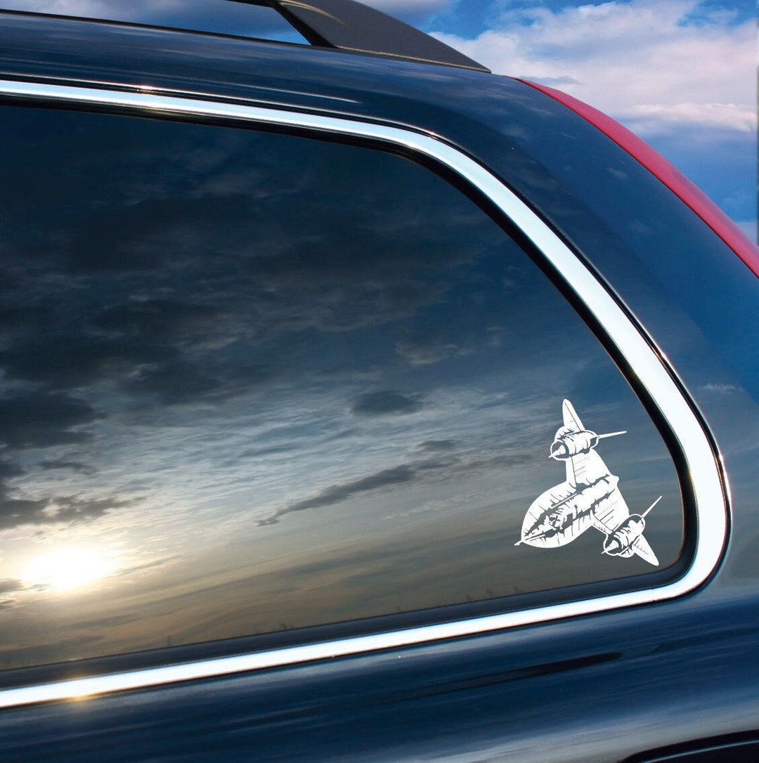 SR-71 Blackbird White Vinyl Decal Sticker - Etsy