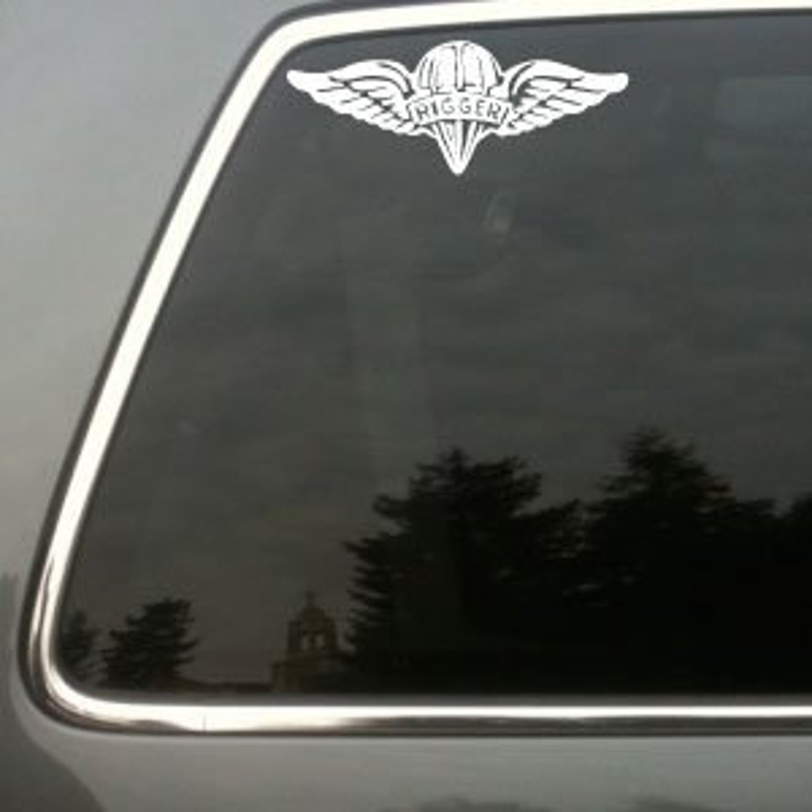 US Army Parachute Rigger Badge Vinyl Decal Small © 2013 Laced - Etsy