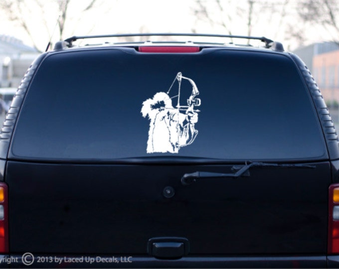 Bowhunting Vinyl Decal © Laced up Decals Sku:bow Hunting 33 Big - Etsy