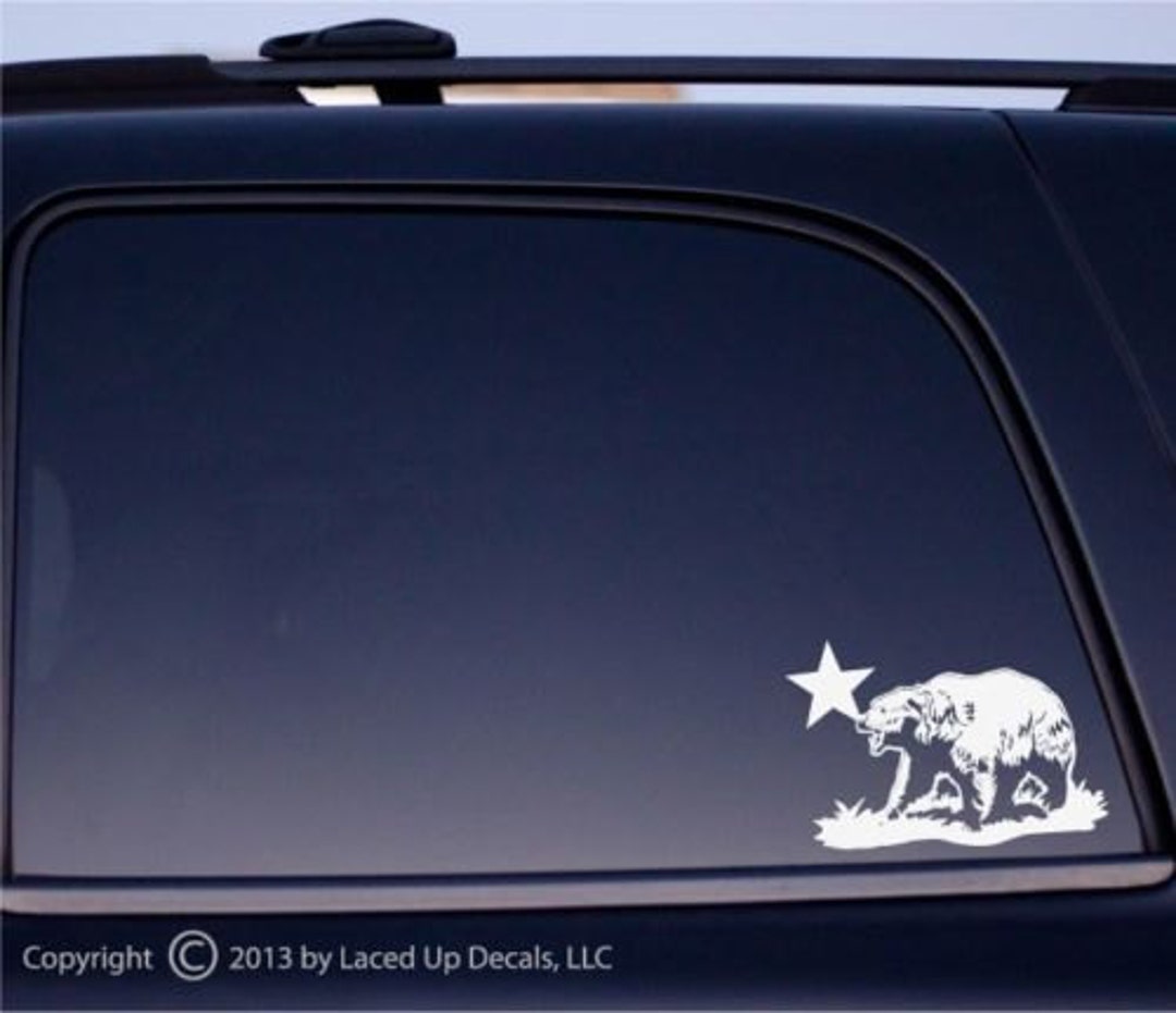 Norcal California Flag Decal Sticker Small © 2013 Laced up Decals SKU ...