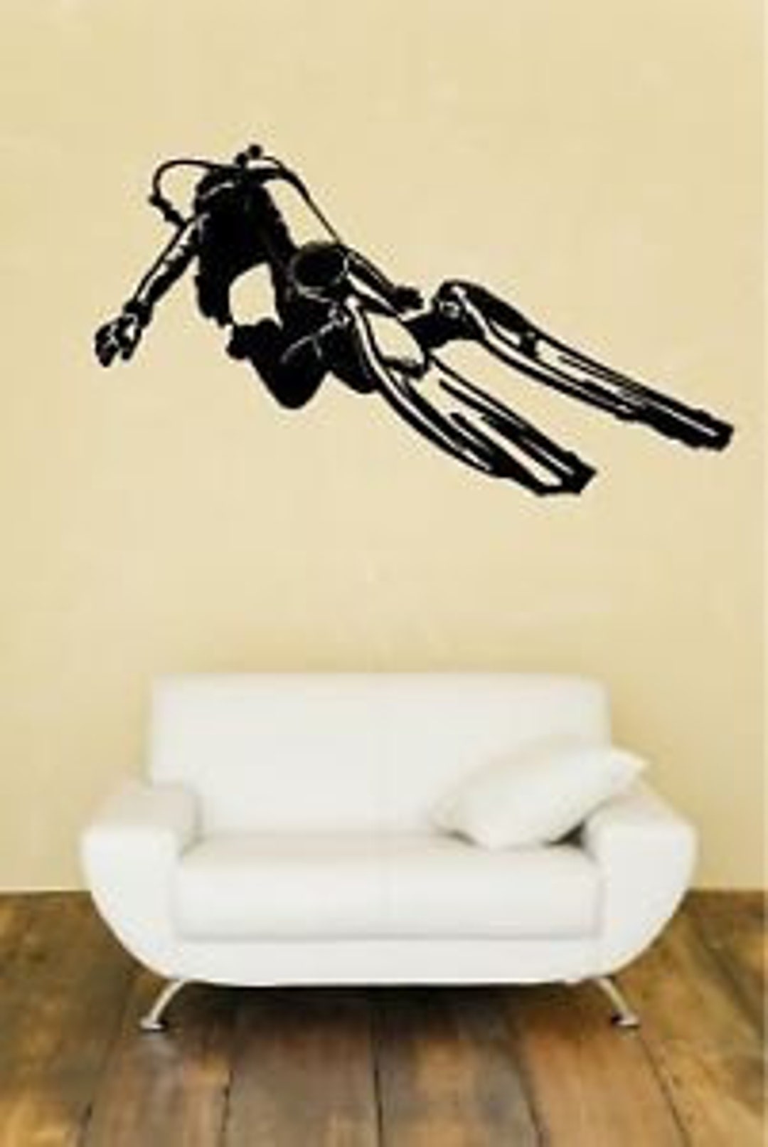 Scuba Diving Huge Wall Vinyl Decal © 2013 Laced up Decals Sku:scuba ...
