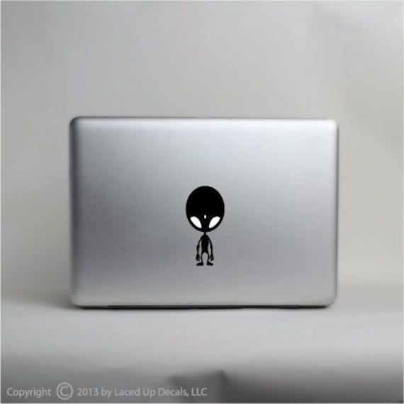 Alien Apple Head Macbook Pro Vinyl Decal Sticker © 2013 Laced | Etsy