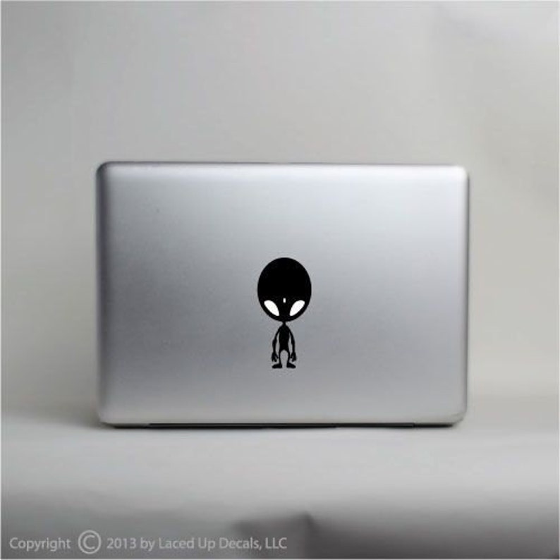 Alien Apple Head MacBook Pro Vinyl Decal Sticker © 2013 Laced up Decals ...