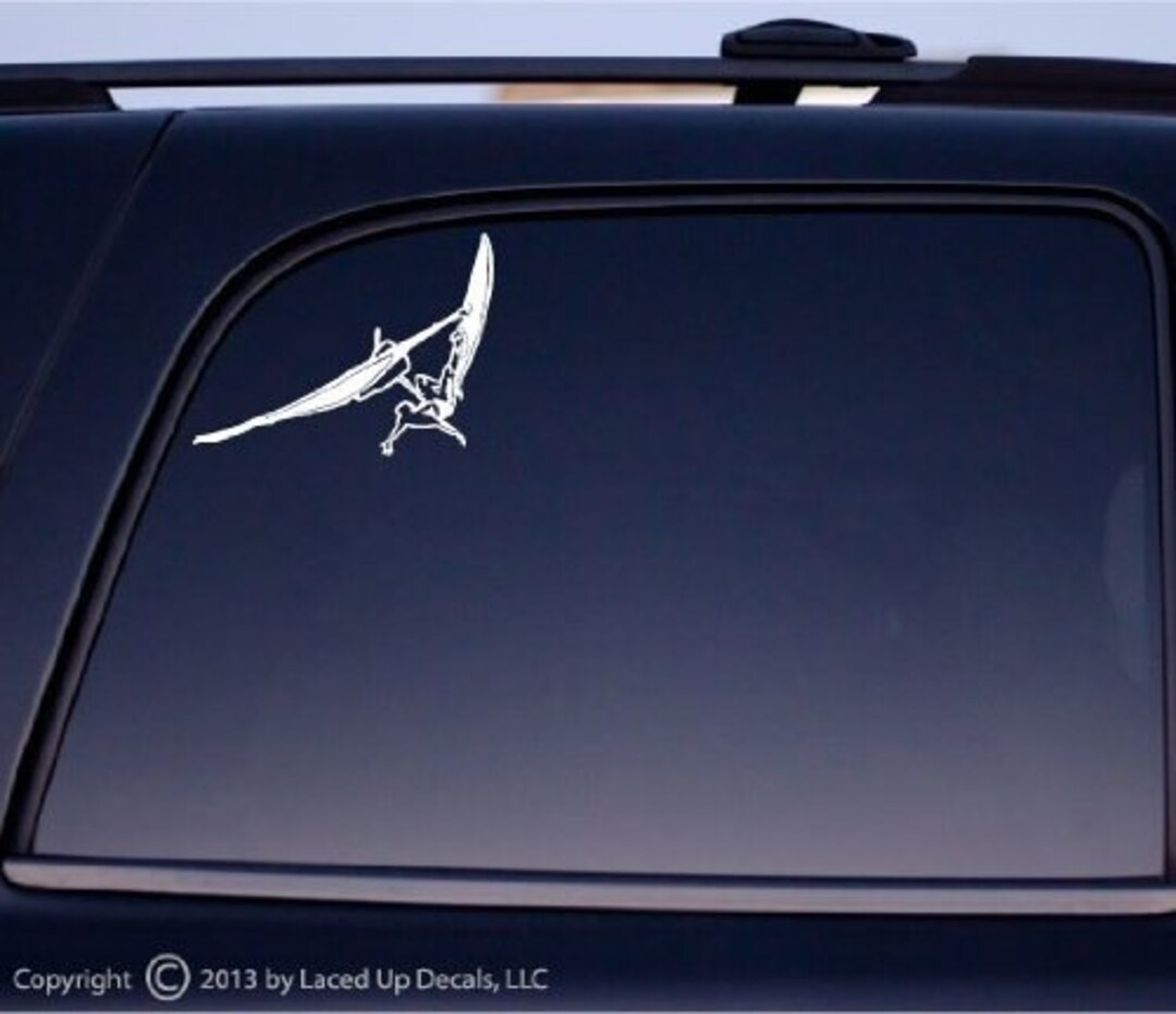 Windsurfing Vinyl Decal Small © Laced up Decals Sku:windsurfing 33 ...