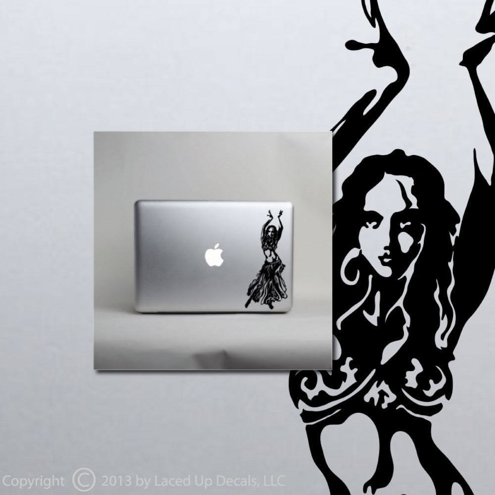 Sexy Belly Dancer Vinyl Decal © 2013 Laced up Decals Sku:sexy | Etsy