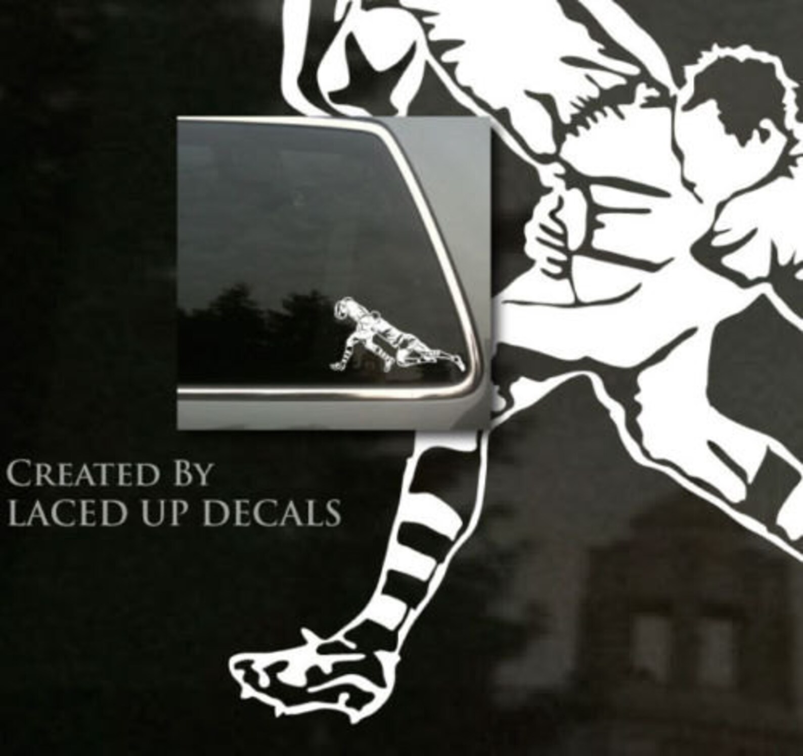 Rugby Players Vinyl Decal Sm © 2013 Laced up Decals Sku:rugby | Etsy