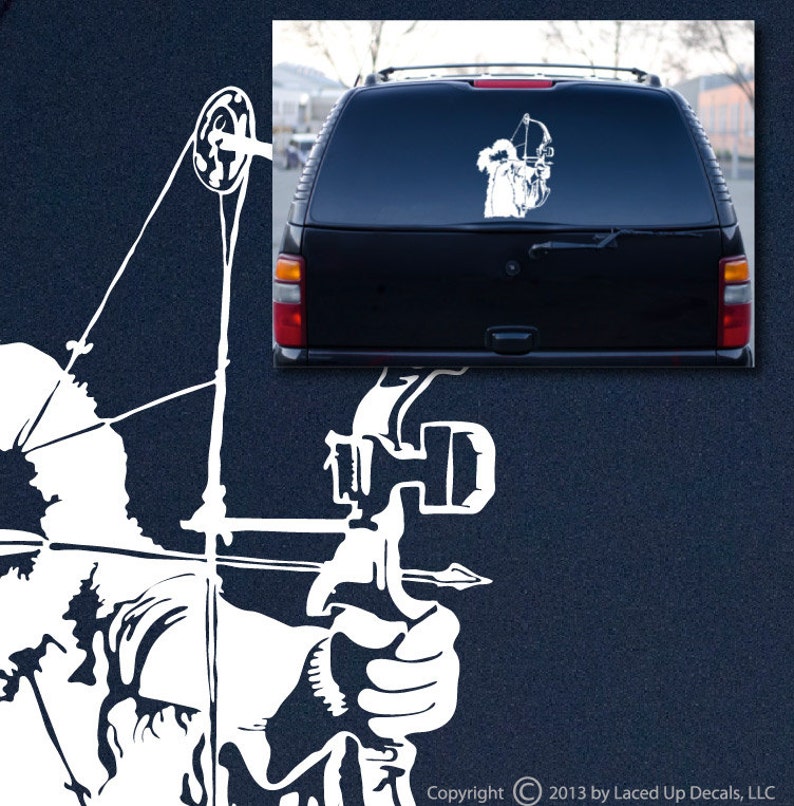 Bowhunting Vinyl Decal © Laced up Decals Sku:bow Hunting 33 Big - Etsy