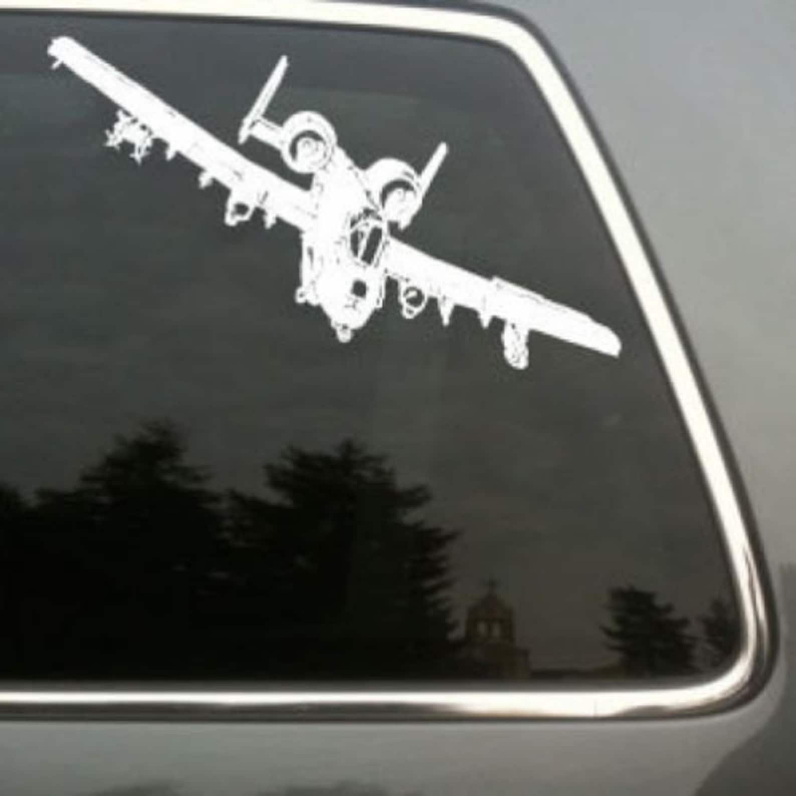 A-10 Thunderbolt II Vinyl Decal Big © 2013 Laced up Decals - Etsy