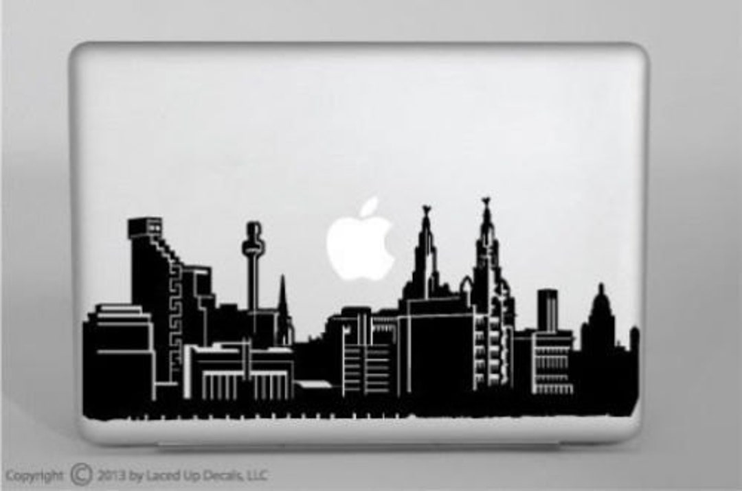 Liverpool Skyline MacBook Laptop Vinyl Decal © 2013 Laced up Decals ...